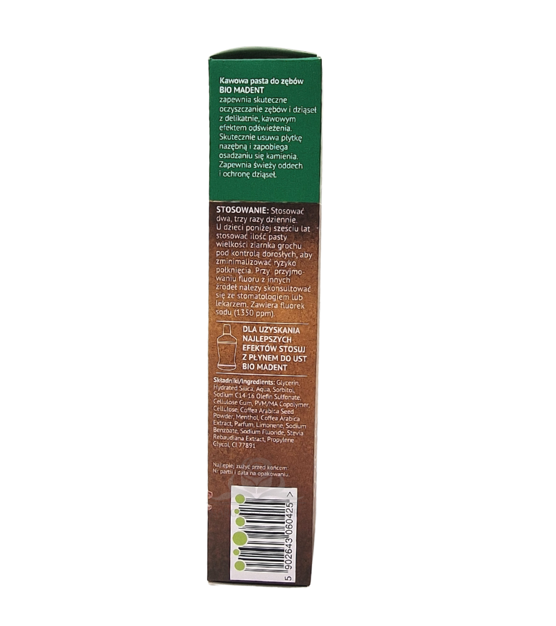 Coffee toothpaste with coffee particles – 100ml - Margaret Mayar