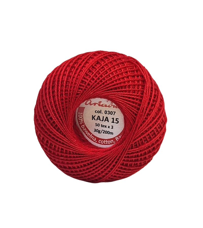 COTTON, CROCHET THREADS - KAJA, Colour-0307 - 30G - Margaret Mayar