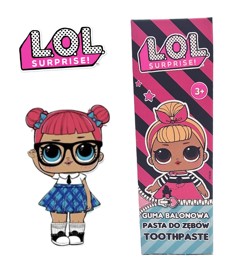 Toothpaste-bubble gum-toothpaste-75ml - LOL Surprise - Margaret Mayar