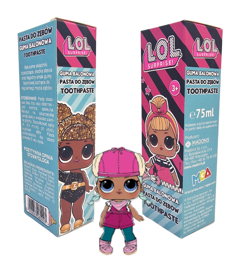 Toothpaste-bubble gum-toothpaste-75ml - LOL Surprise - Margaret Mayar