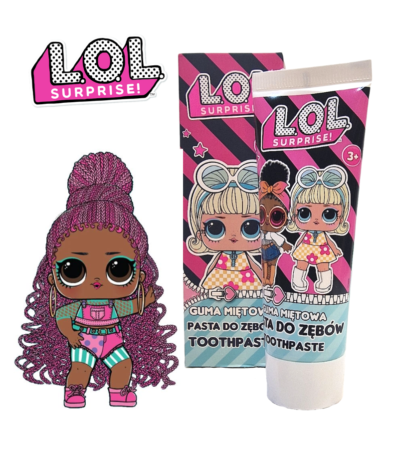 Toothpaste-mint gum-toothpaste-75ml - LOL Surprise - Margaret Mayar