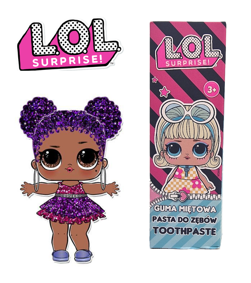 Toothpaste-mint gum-toothpaste-75ml - LOL Surprise - Margaret Mayar
