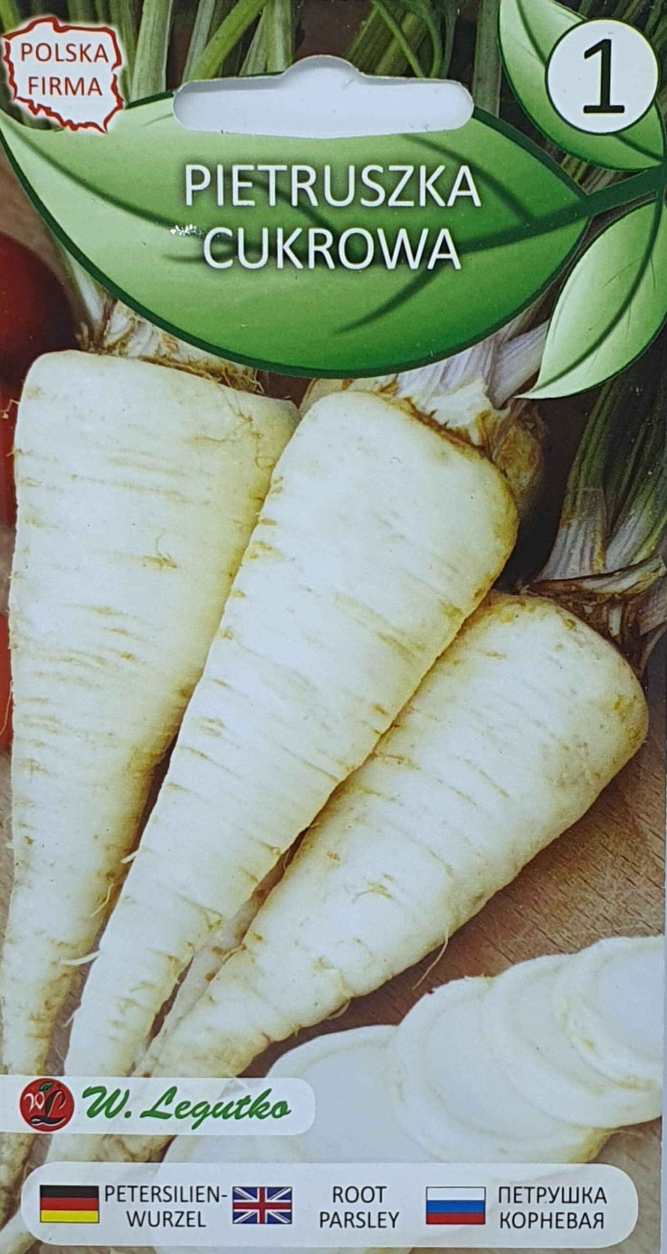 Vegetable seeds -ROOT PARSLEY CUKROWA -2G - Margaret Mayar